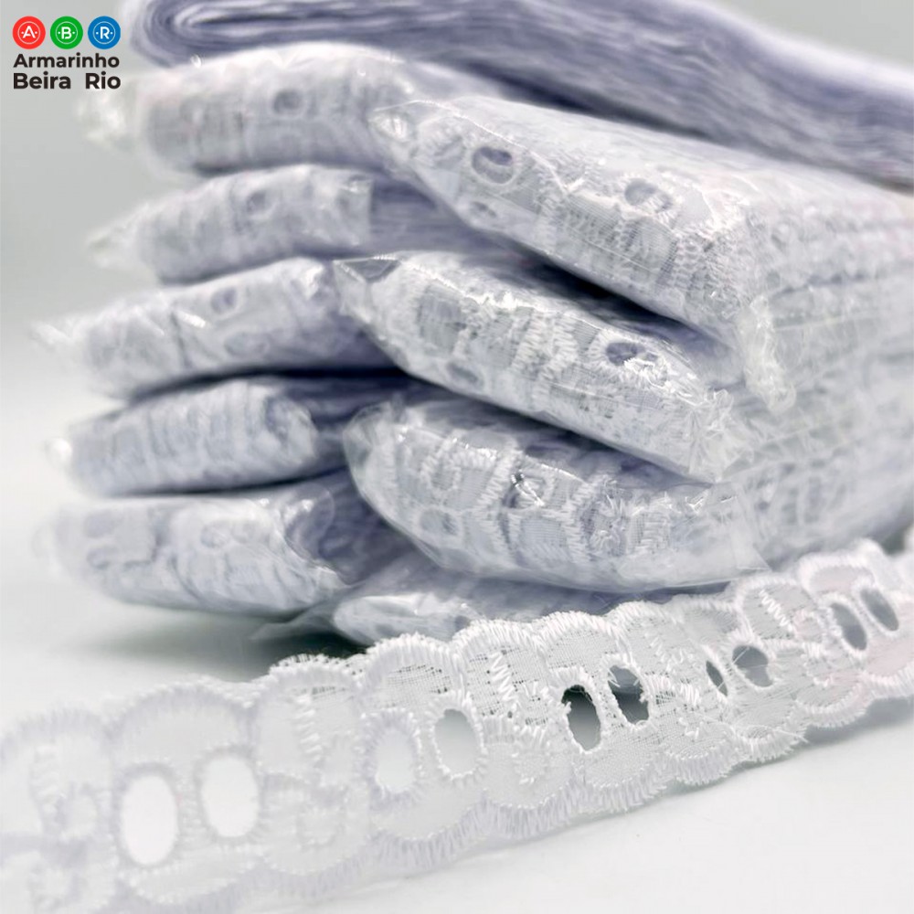 KIT 10 PECAS PASSA FITA CTL102 BRANCO | Armarinho Beira Rio Ltda
