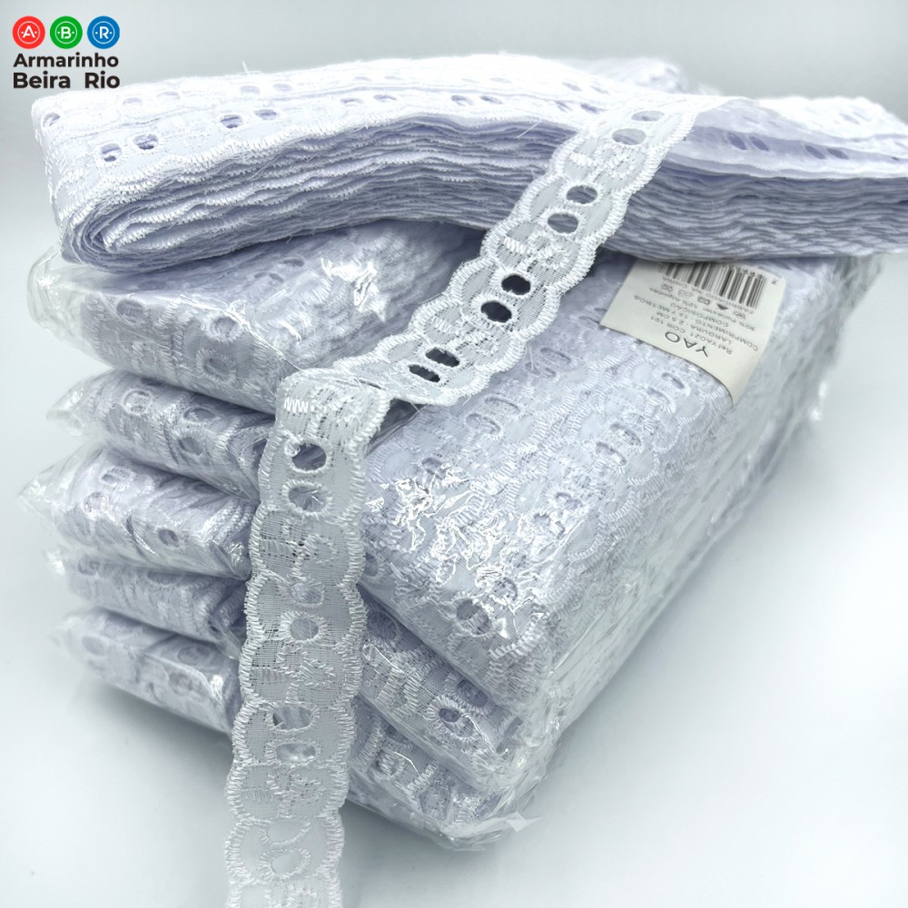 KIT 10 PECAS PASSA FITA CTL102 BRANCO | Armarinho Beira Rio Ltda